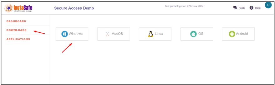 Agent Download & Installation - InstaSafe Documentation Hub